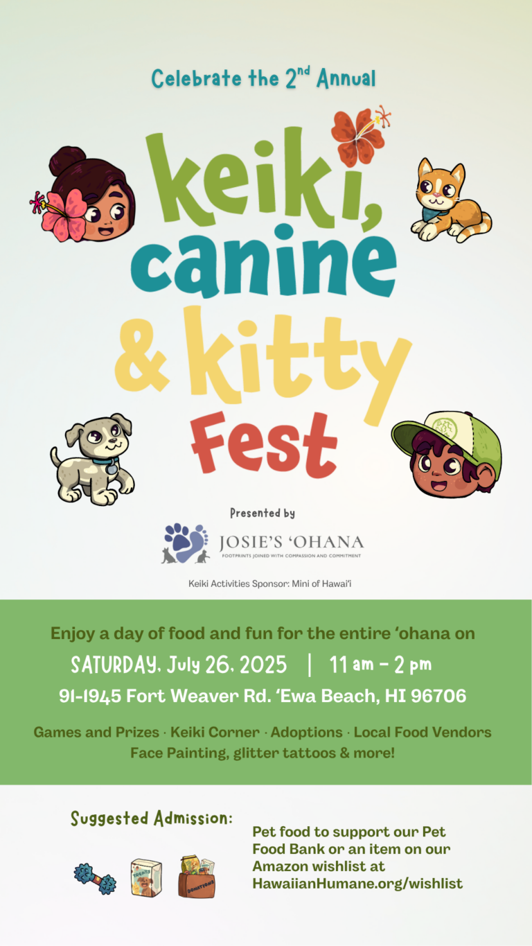 Keiki, Canine and Kitty Fest : Hawaiian Humane Society